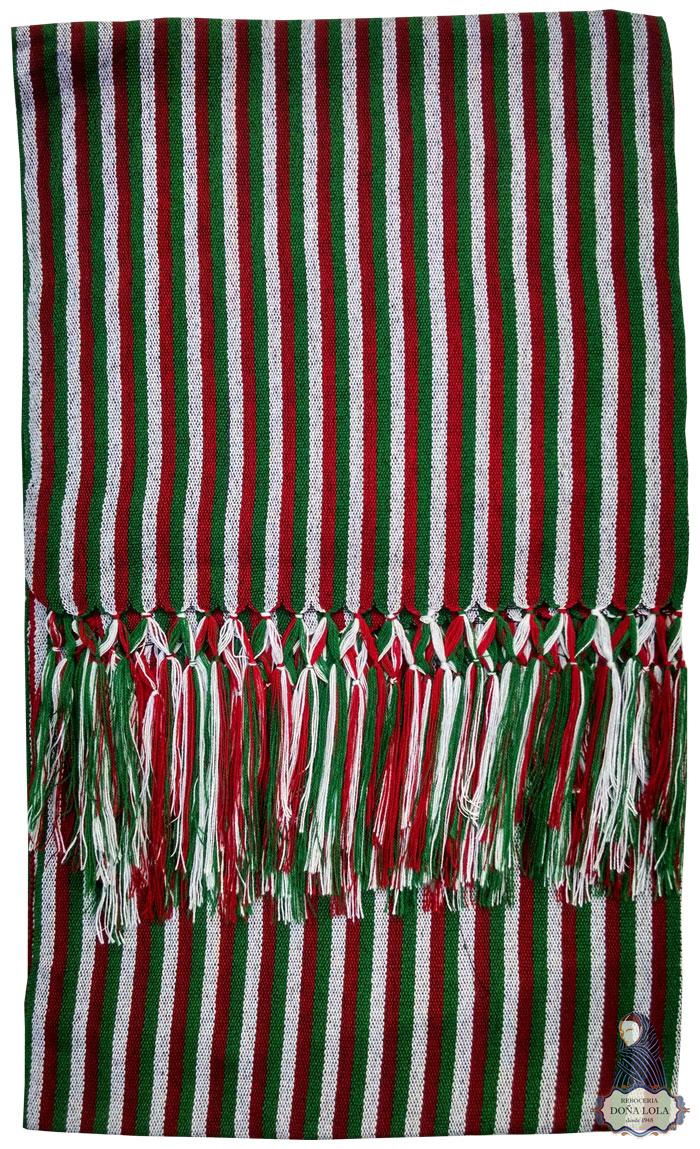 Rebozo Tricolor | Rebocería Doña Lola | Catalogo de Rebozos